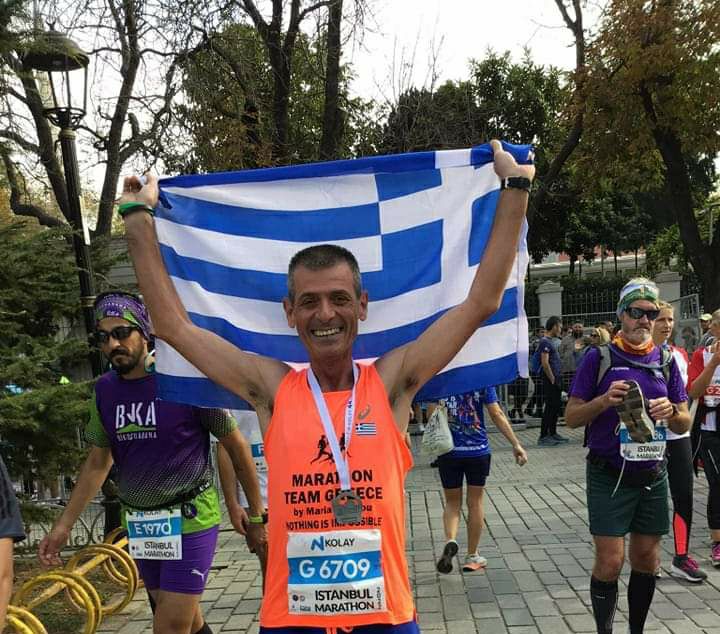 Μαραθώνιος Κωνσταντινούπολης: Ο Ανθυπαστυνόμος Χρήστος Σφήκας σήκωσε ...